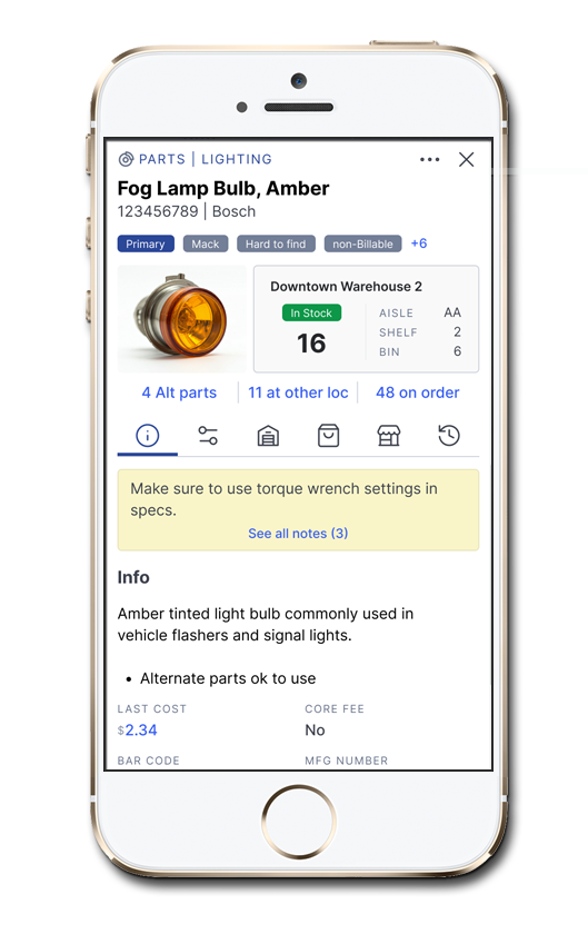 Squarerigger Fleet Management Software-Warranty Management